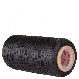 Fil tressé ciré pour tressage BR 200 m noir - DocHorse